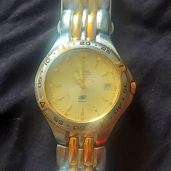 Fossil | Accessories | Fossil Blue Diver Watch For Men Am3639 3421 | Poshmark